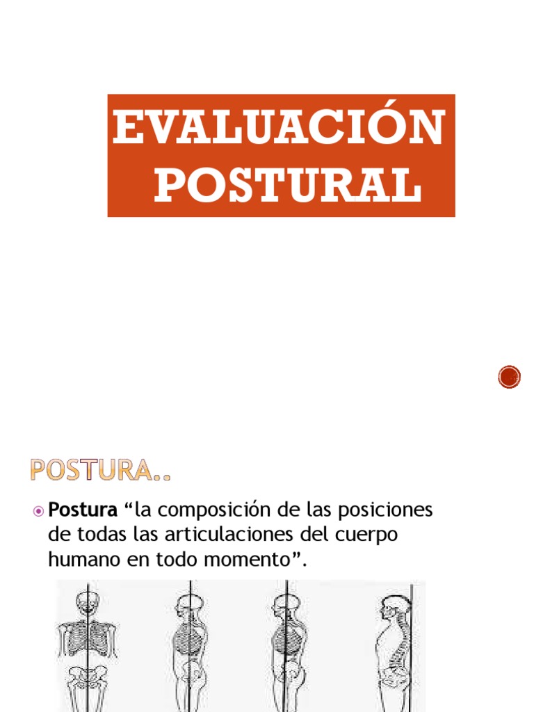 Evaluación Postural | PDF | Sistema nervioso central | Cerebro