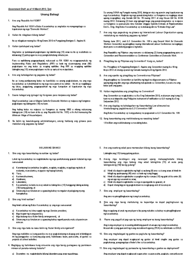 Q&A on Batas Kasambahay (RA No_ 10361) Tagalog Version.pdf