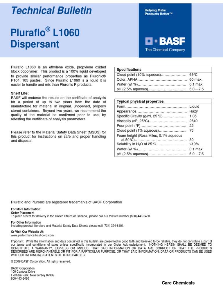 Dispersant | PDF | Chemical Substances | Chemistry