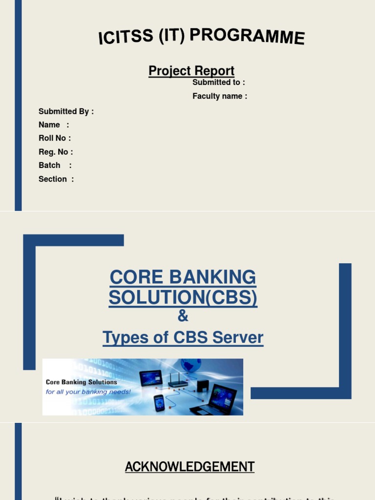 Core Banking Solution (Final) | PDF | Web Server | Internet & Web