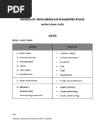 Contoh Senarai Menu RMT Sekolah Rendah 2023 | PDF