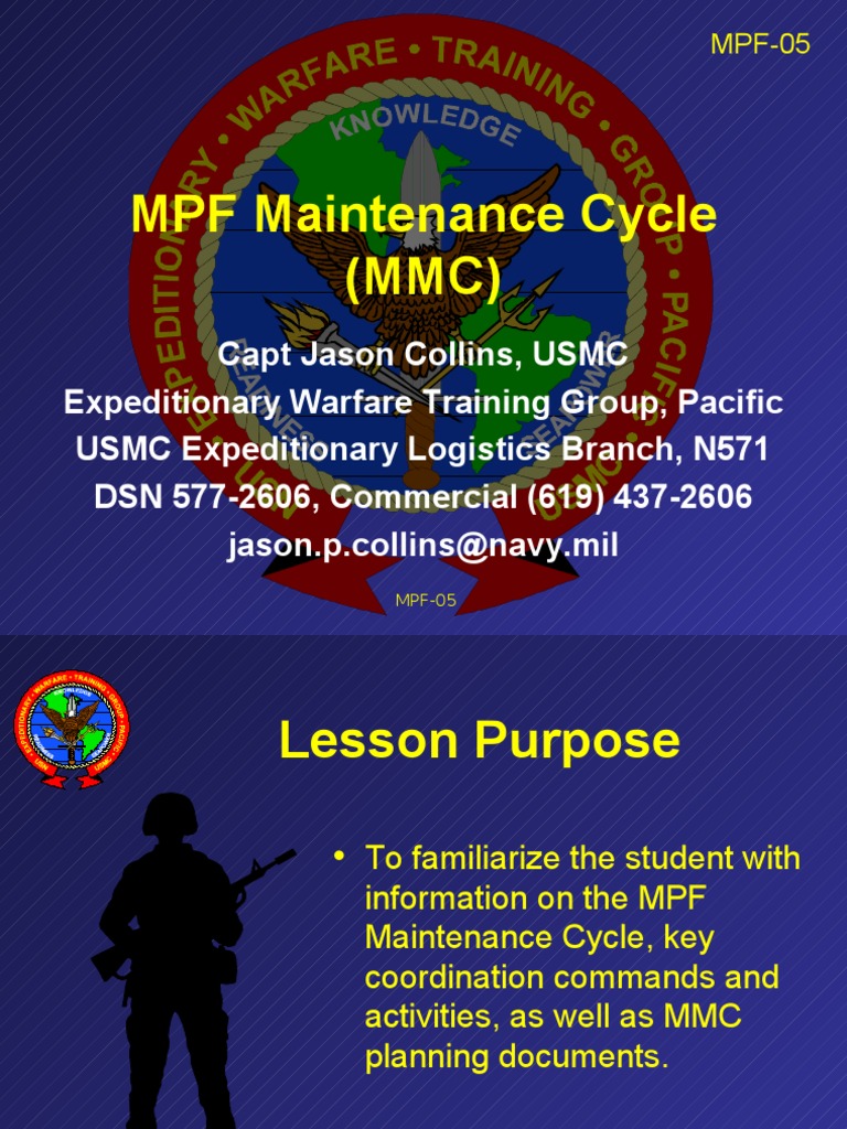 MPF-05, MPF MMC | Marines | Military Units And Formations