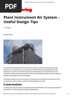 Instrument Air Consumption Calculation | PDF | Valve | Steady State
