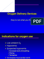 Oxygen Therapy and Devices Lecture | PDF