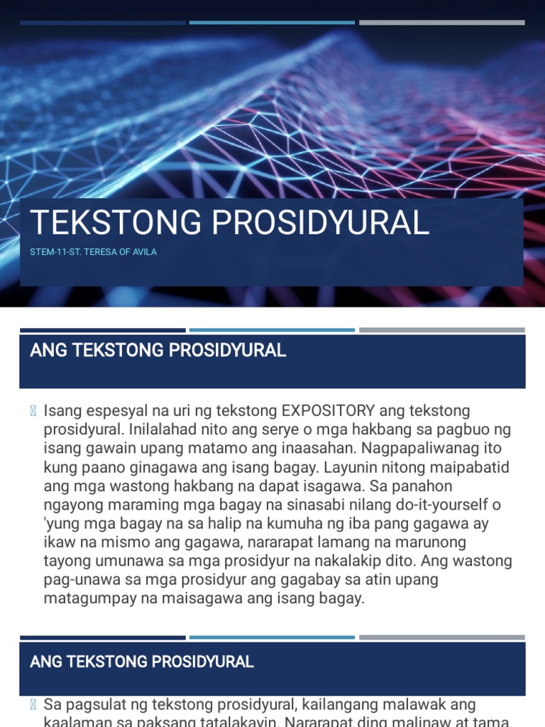 Tekstong Prosidyural | PDF