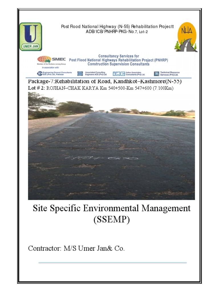 Environmental Management Plan for N-55 | PDF | Risk Assessment | Risk