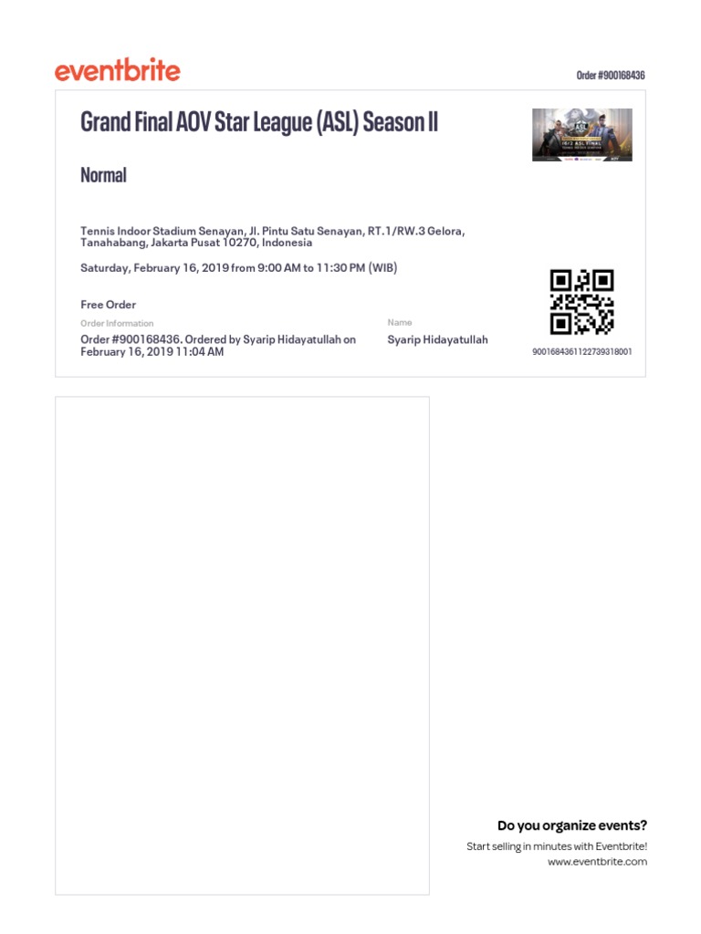 Grand Final AOV Star League (ASL) Season II: Normal | PDF