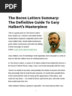 The Boron Letter | PDF | Career & Growth | Language Arts & Discipline
