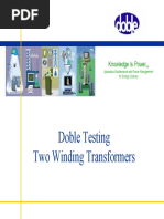 Doble Procedures | PDF