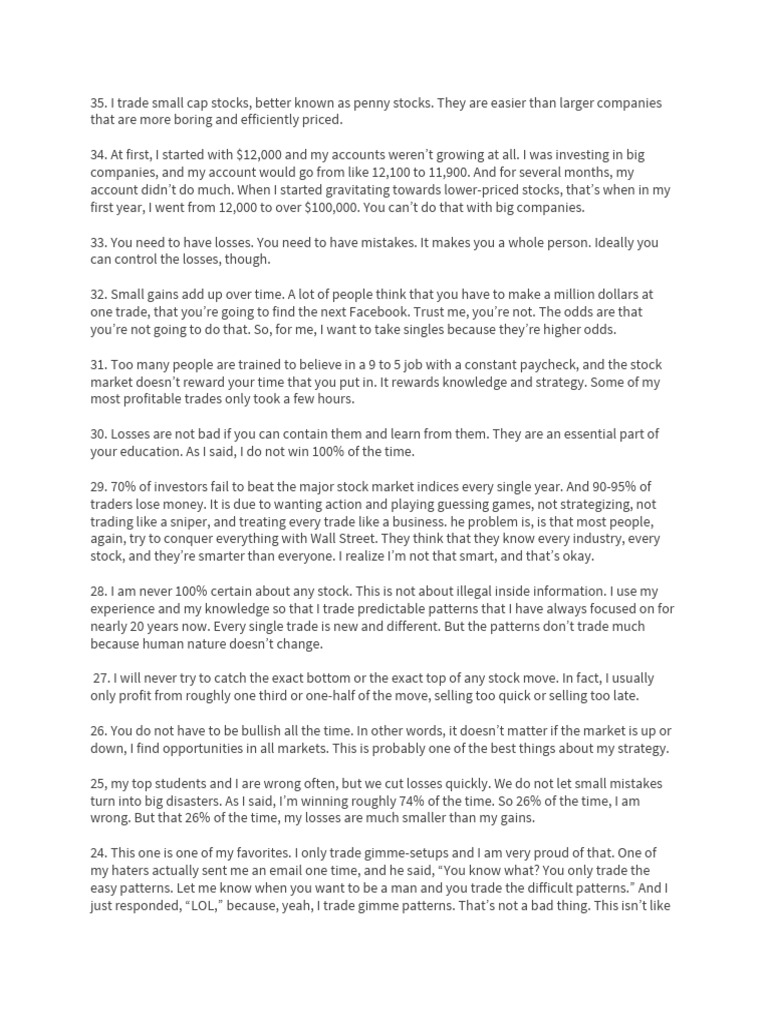 Stock Market-Strategies-Tips 2 PDF | PDF | Stock Market | Stocks