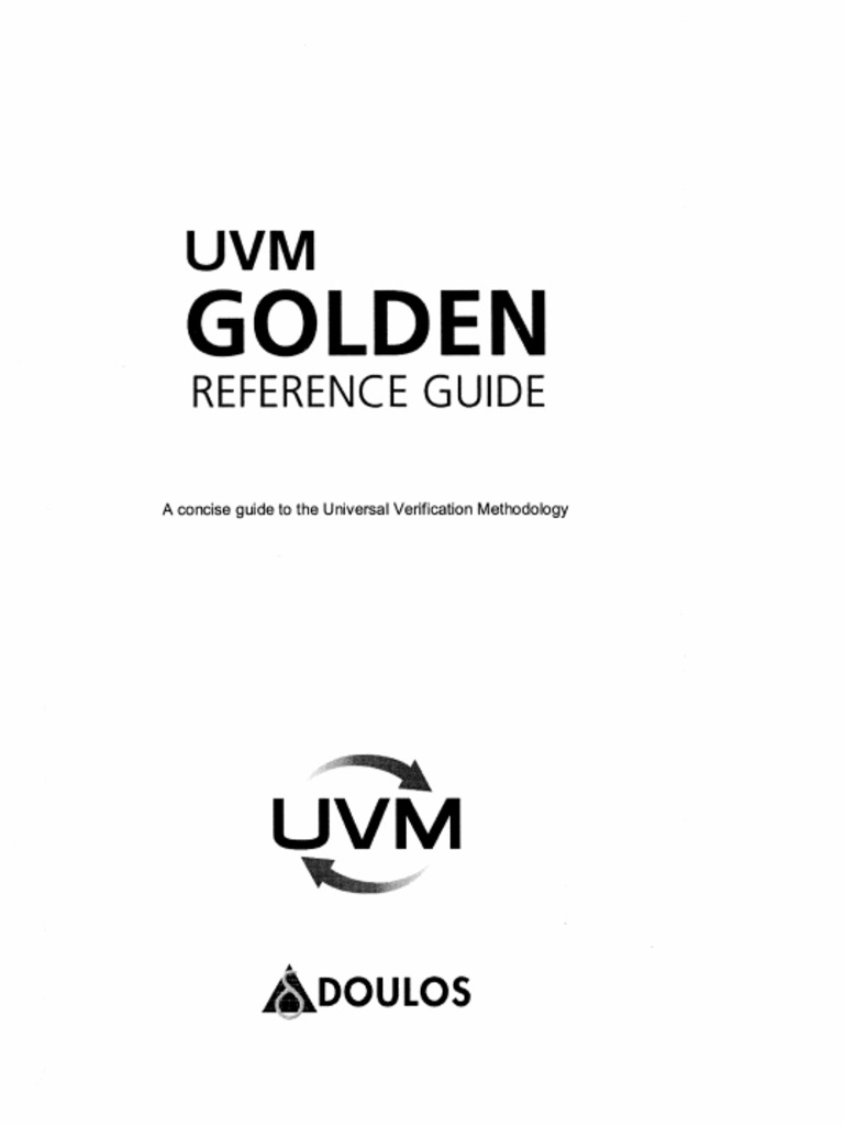 Doulos - UVM Golden Reference Guide (2013, Doulos LTD.) PDF | PDF | Class (Computer Programming ...