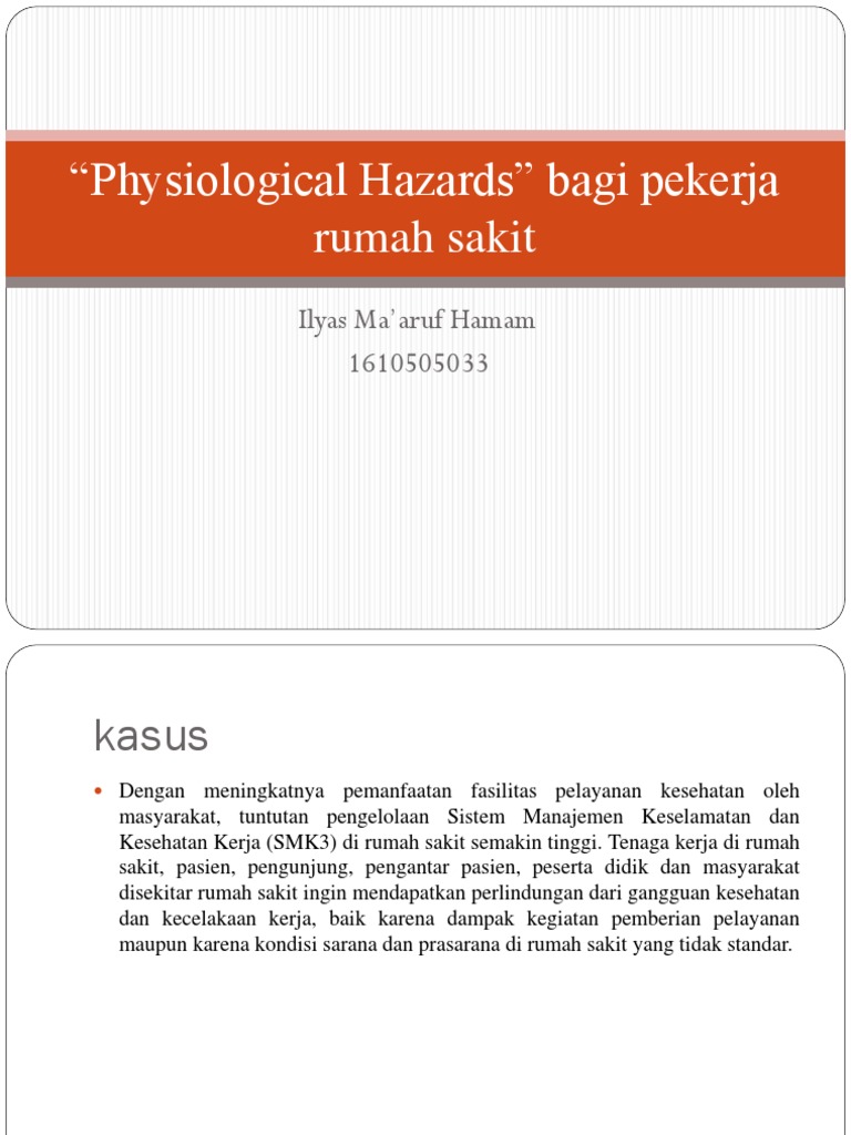 Physiological Hazards | PDF