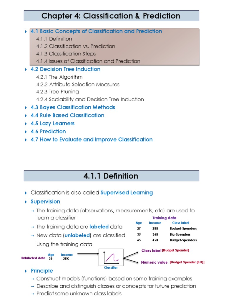 Lesson9 Classification1 PDF | PDF | Statistical Classification ...
