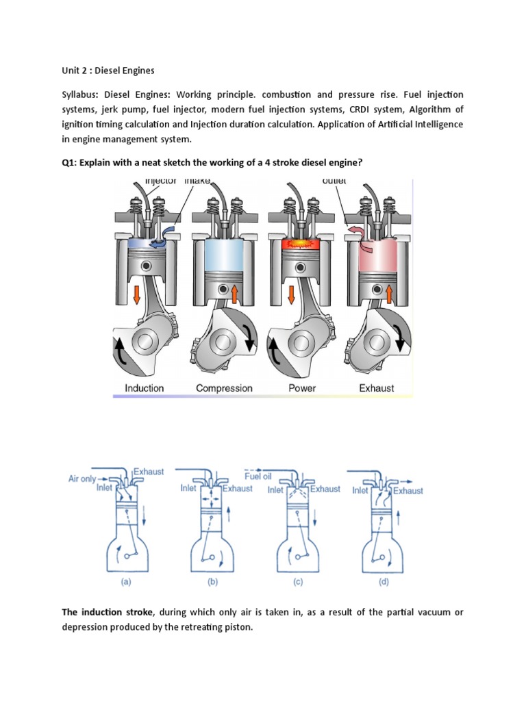 Diesel Engines: Principles & Systems | PDF | Diesel Engine | Fuel Injection
