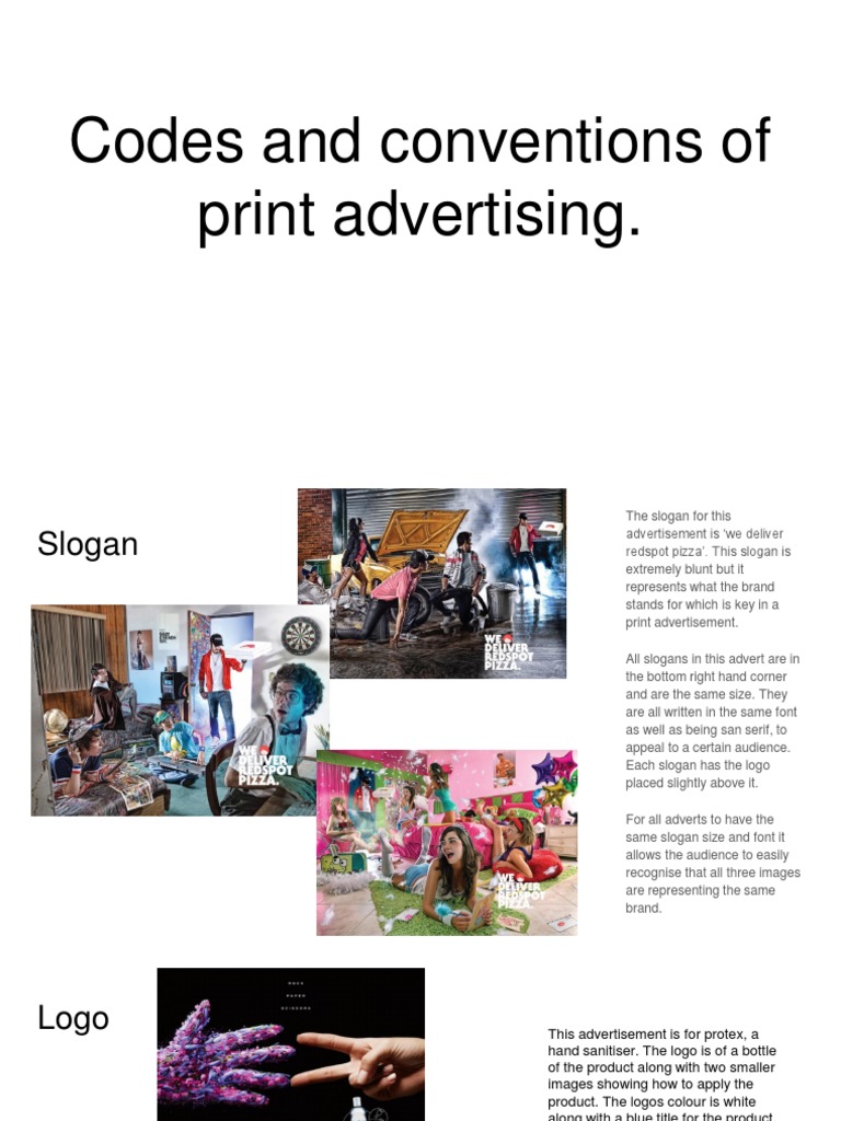 Print Advertising Codes and Conventions | PDF | Advertising | Serif