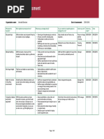 IOSH Risk Assessment Example 1 | PDF | Risk | Workplace