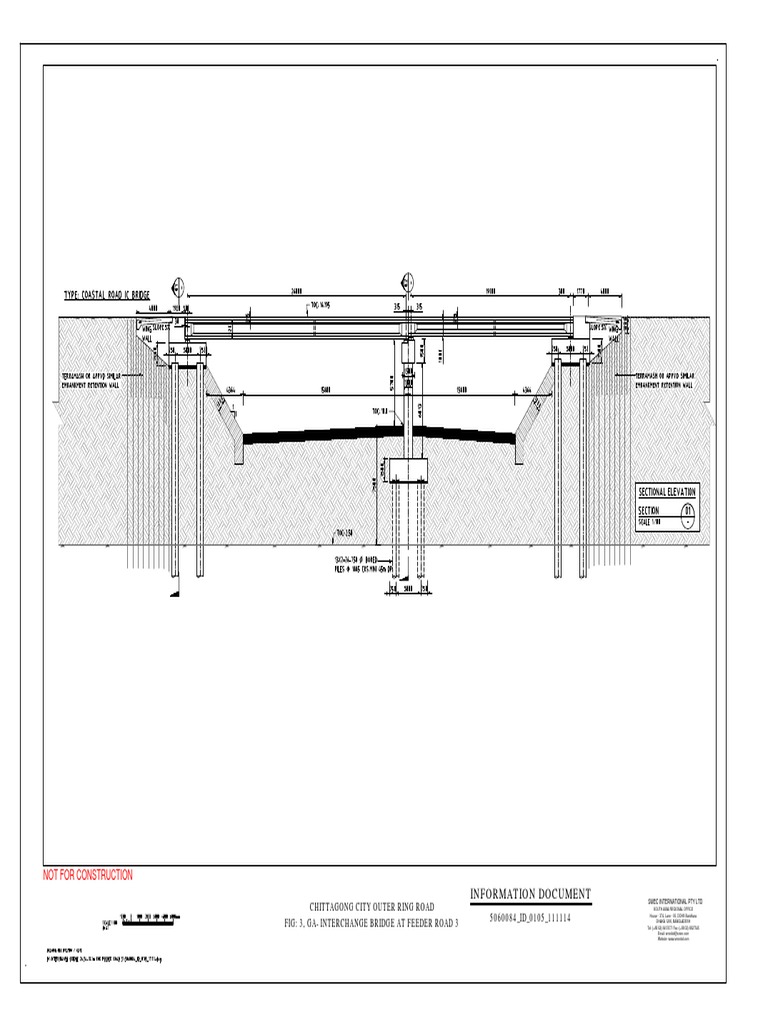 Design Plans for an Interchange Bridge at Feeder Road 3 on the ...