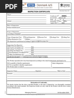 Drop Ball Test Certification Form | PDF