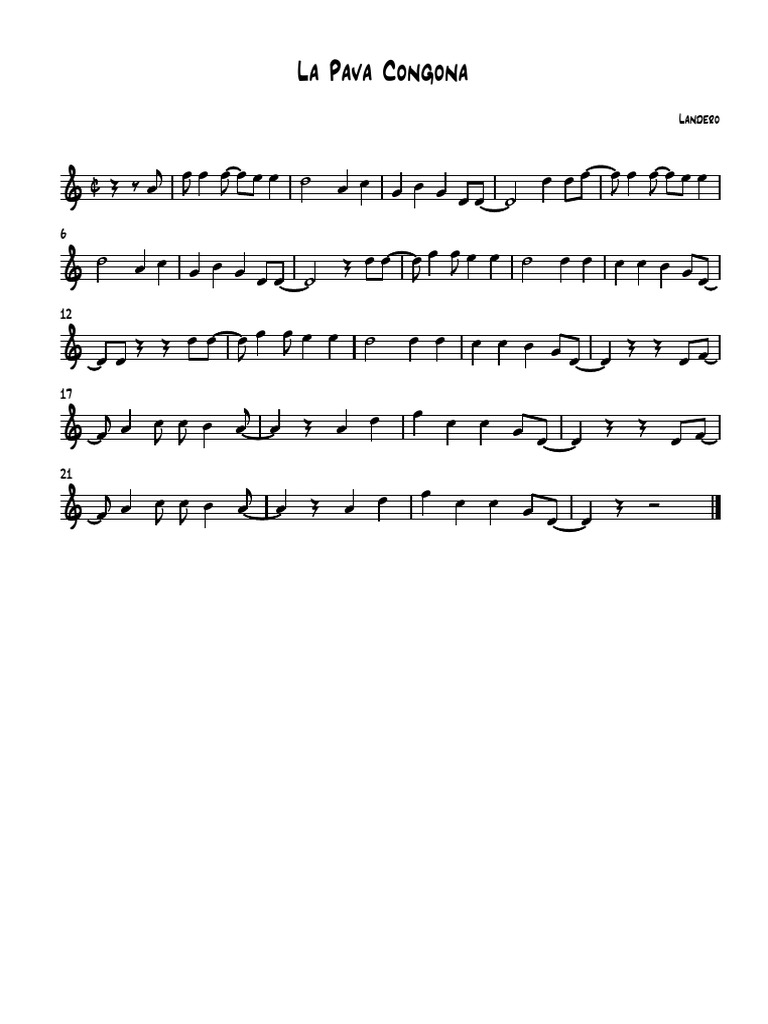 La Pava Congona PDF | PDF