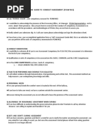 Conduct Competency Assessment SCRIPT | PDF | Question | Educational ...