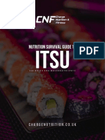 Itsu Menu Nutritional Information | PDF | Sushi | Asian Cuisine