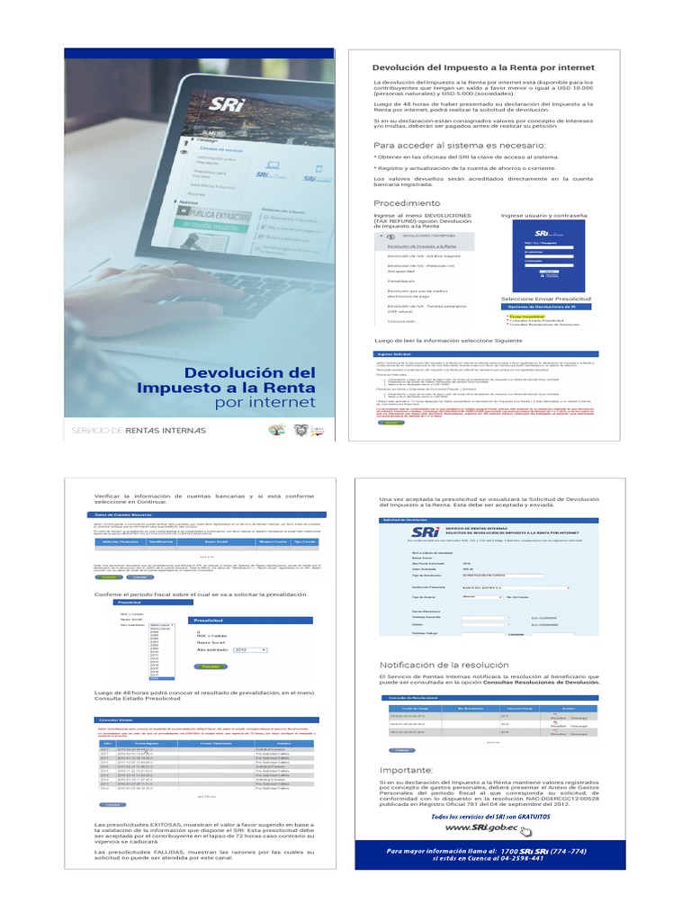 Guia Del Contribuyente Formulario 107 | PDF | Impuesto sobre la renta ...