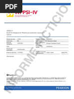 Manual de Aplicación y corrección WPPSI-IV | PDF