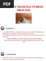 Wet Process Cement Manufacturing Guide | PDF | Cement | Combustion
