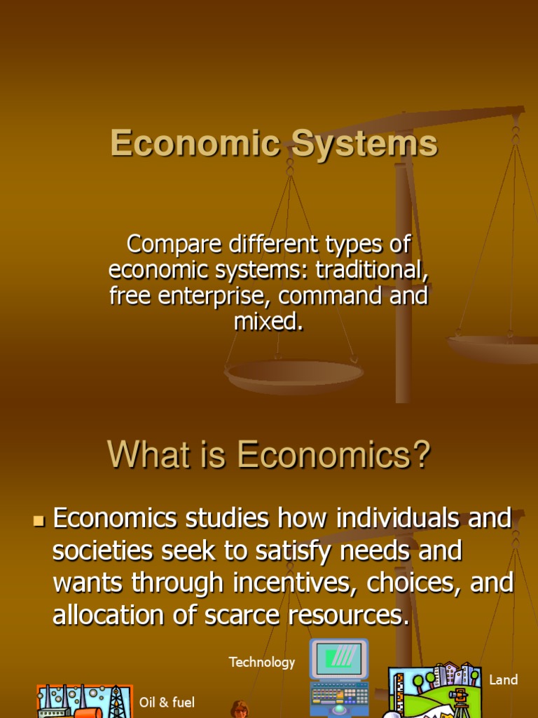 Types of Economic System | PDF | Economic System | Market Economy