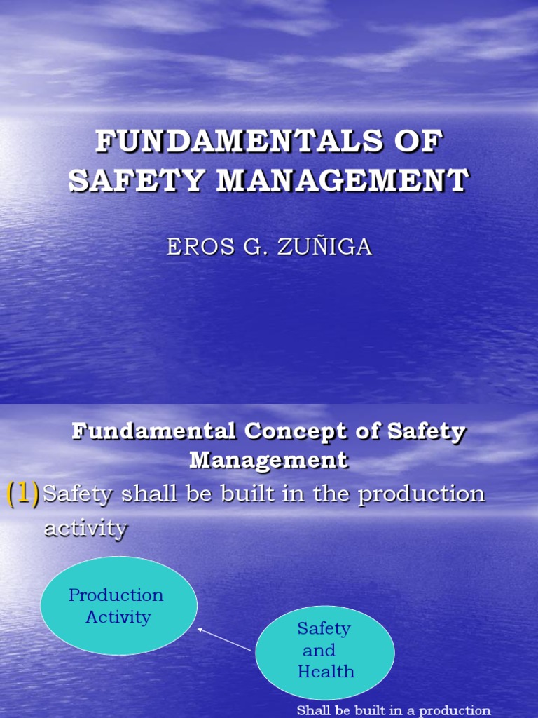 Day 1 Fundamentals of Safety Management | PDF | Occupational Safety And ...