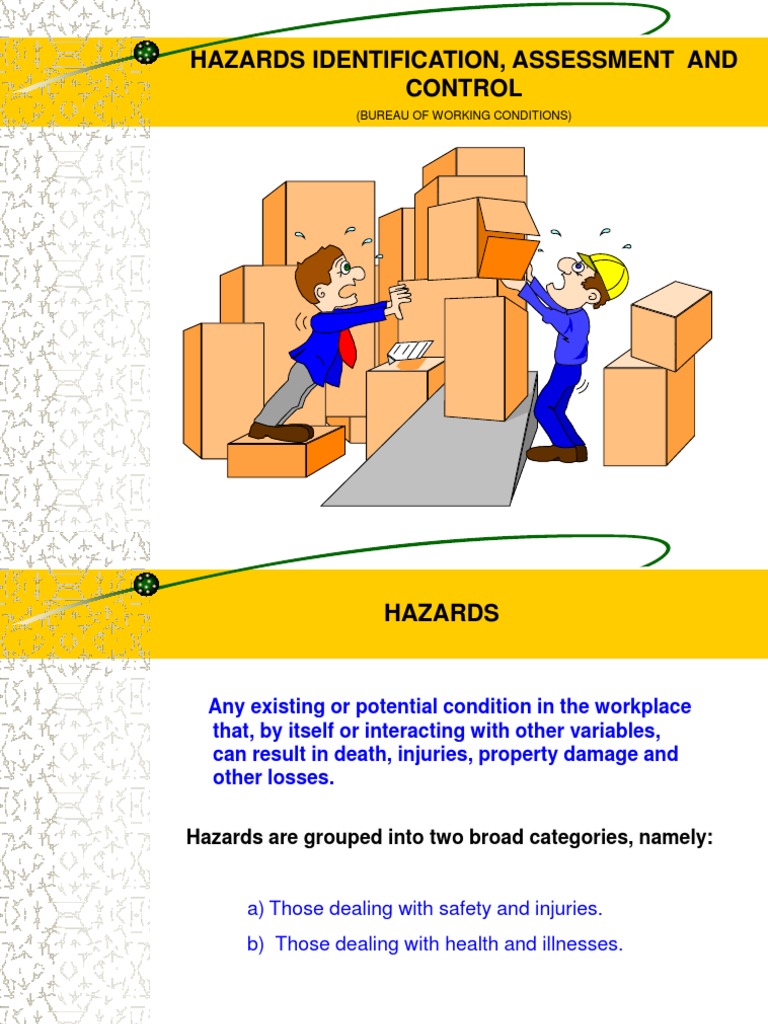 Day 2 Hazard Identification, Assesment & Control | PDF | Hazards ...