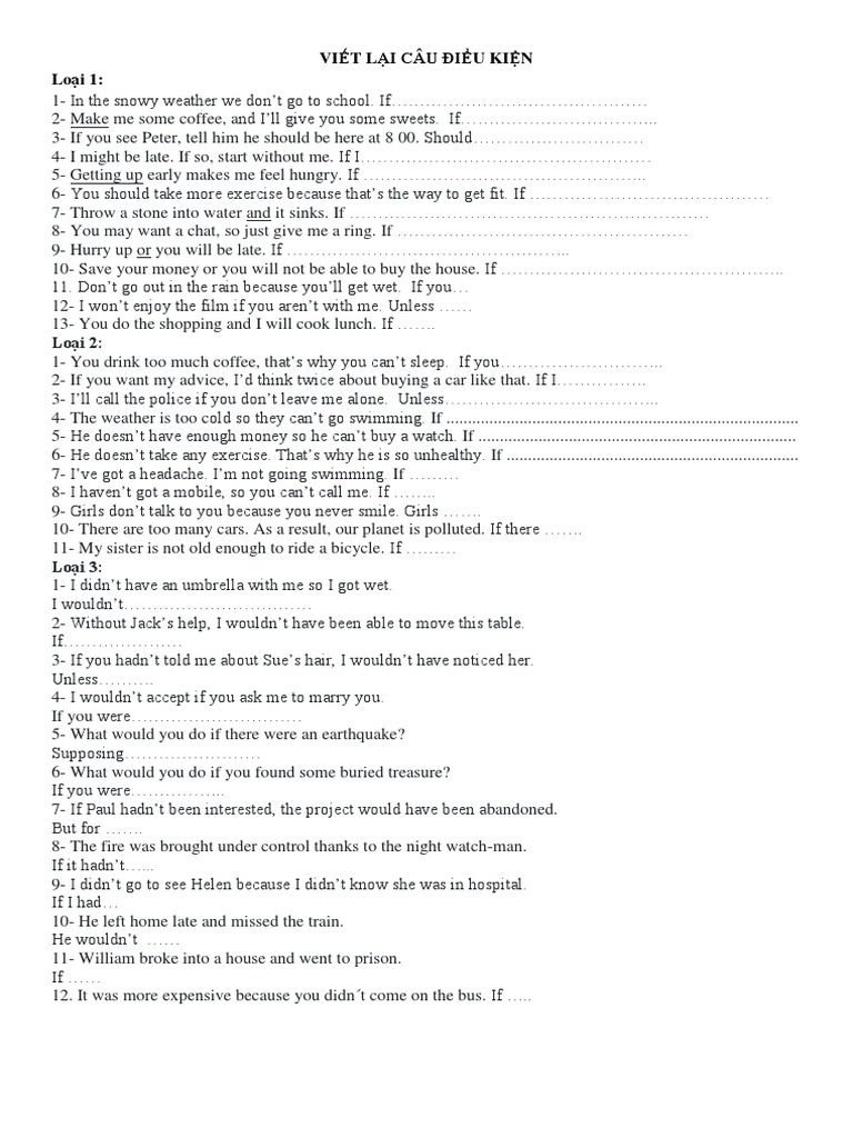 Conditional - Passive Rerite | PDF