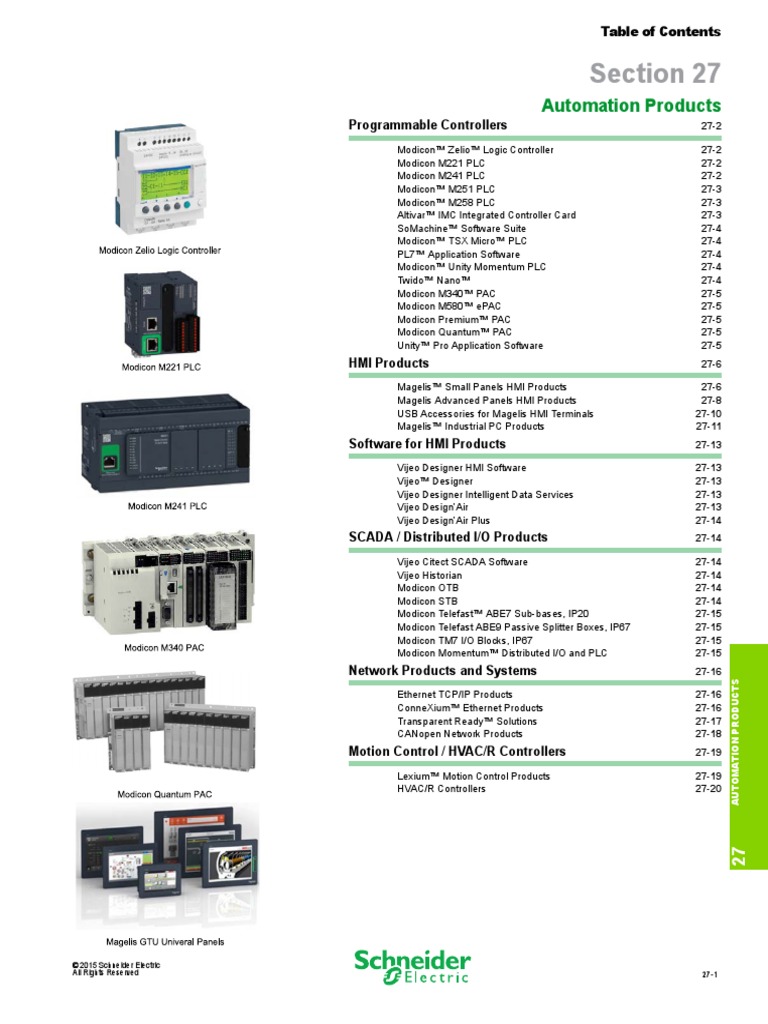 Brochure Schnieder PDF | PDF | Programmable Logic Controller | Digital ...