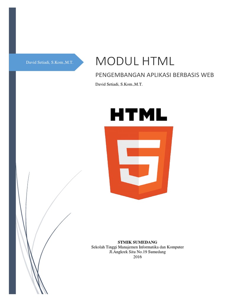 Modul Aplikasi Berbasis Web - HTML | PDF