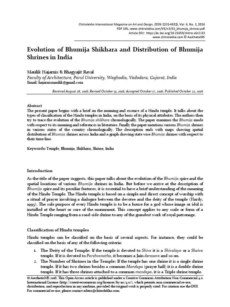 03 Bhumija Shrines PDF | PDF | Religious Architecture | Indian Religions