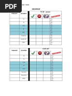 Self and Match Chart | PDF | Psychological Concepts | Learning