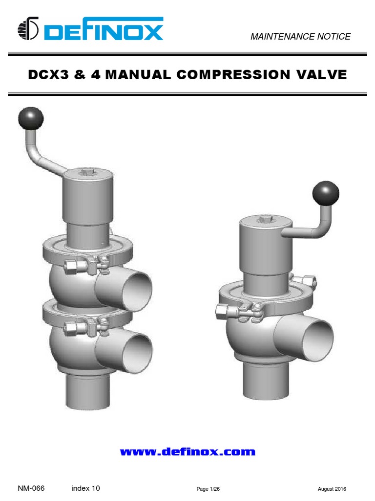 Vanne Definox DCX3 | PDF | Valve | Actuator