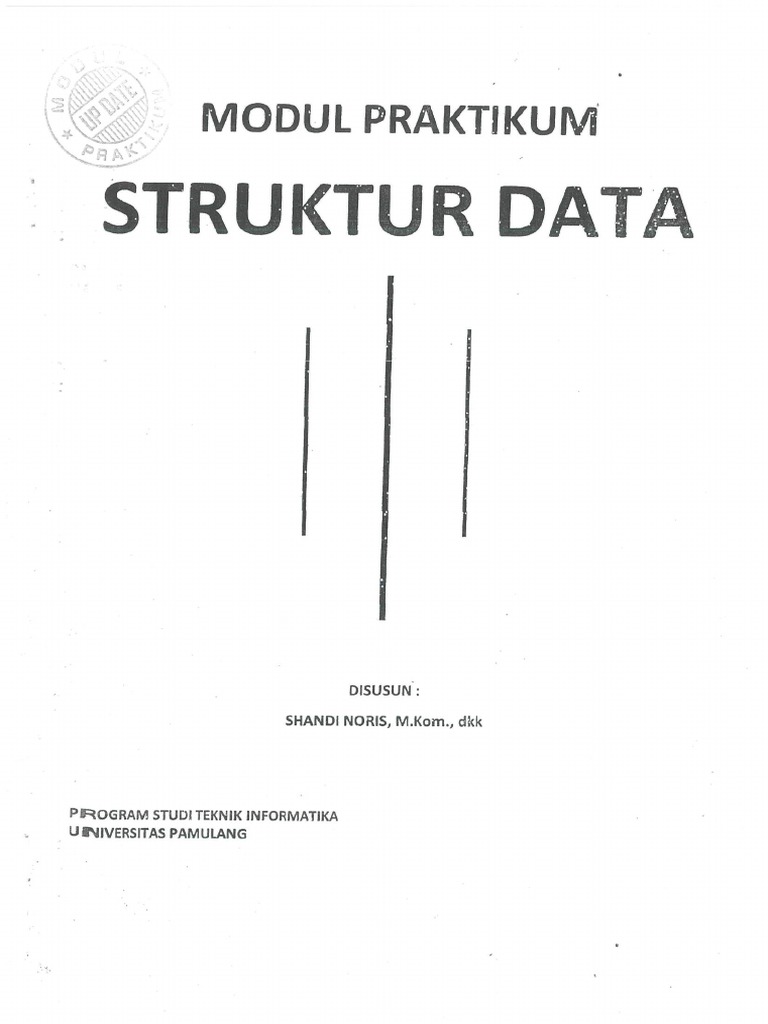 Modul Praktikum Struktur Data PDF | PDF
