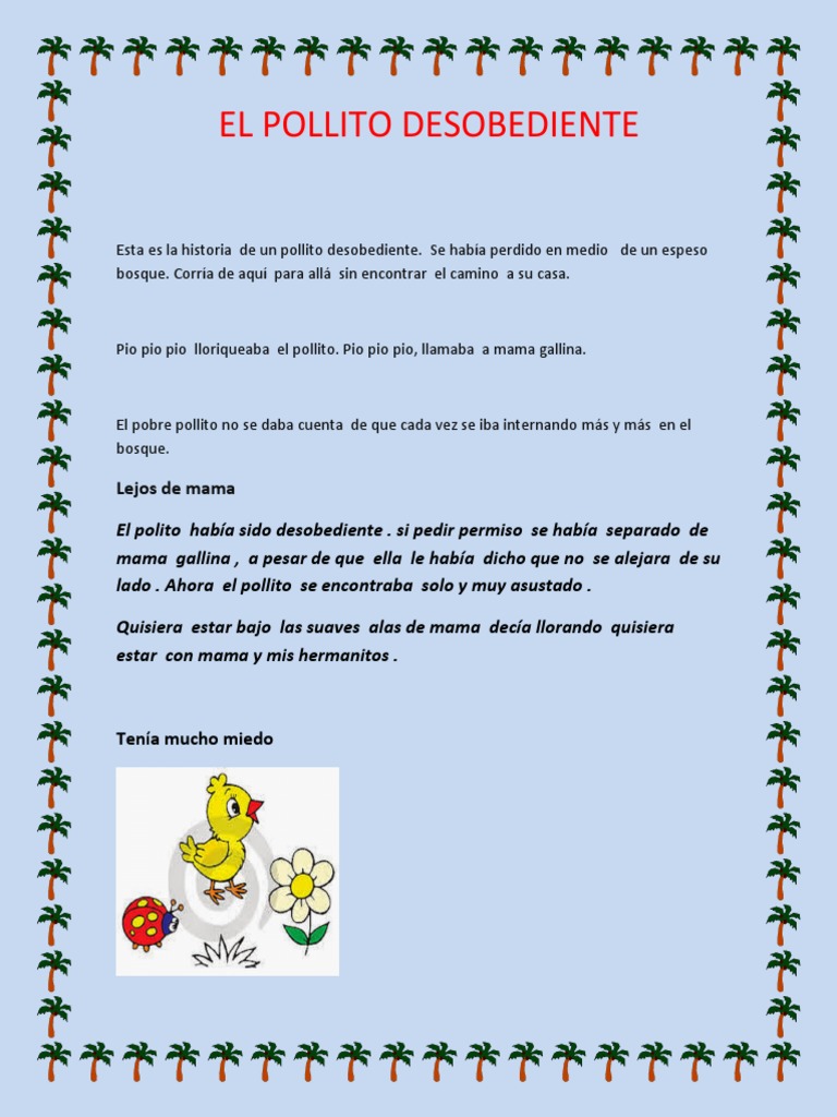 El Pollito Desobediente Pdf