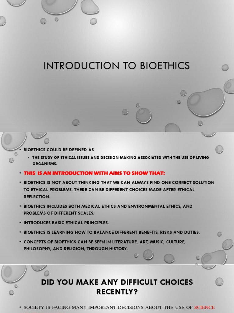 Bioethics (Medic) | PDF | Bioethics | Autonomy
