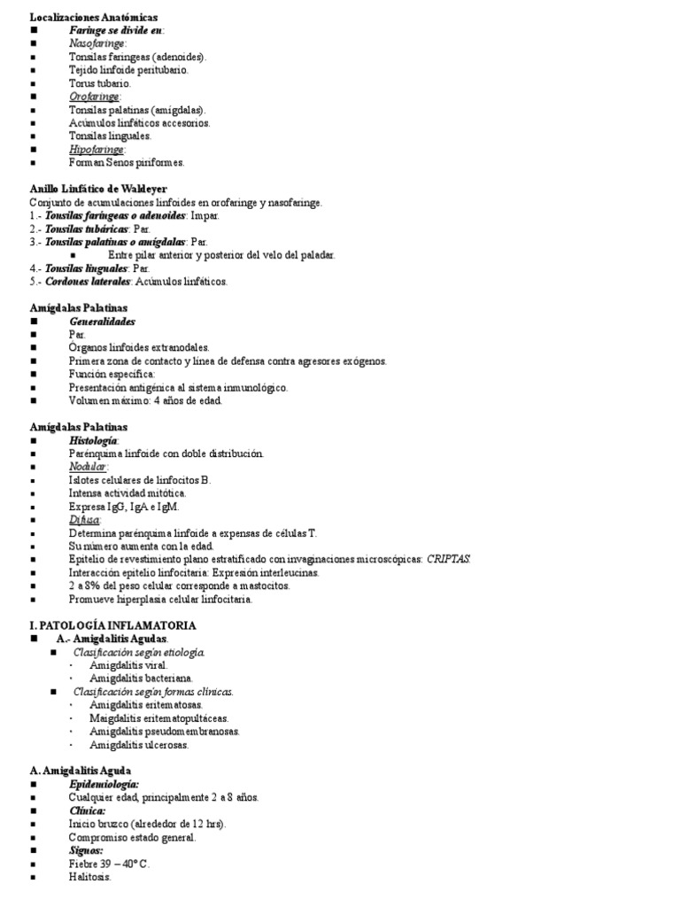 Amigdalas | PDF | Cáncer | Linfoma