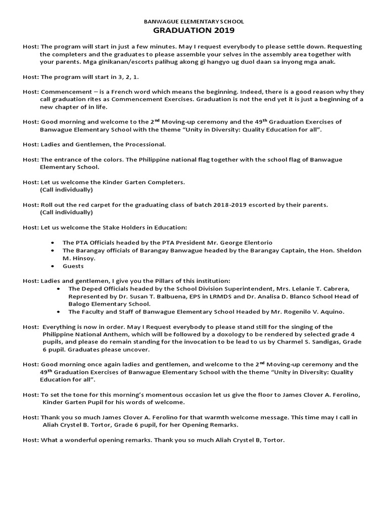 Grad Script of MC | PDF