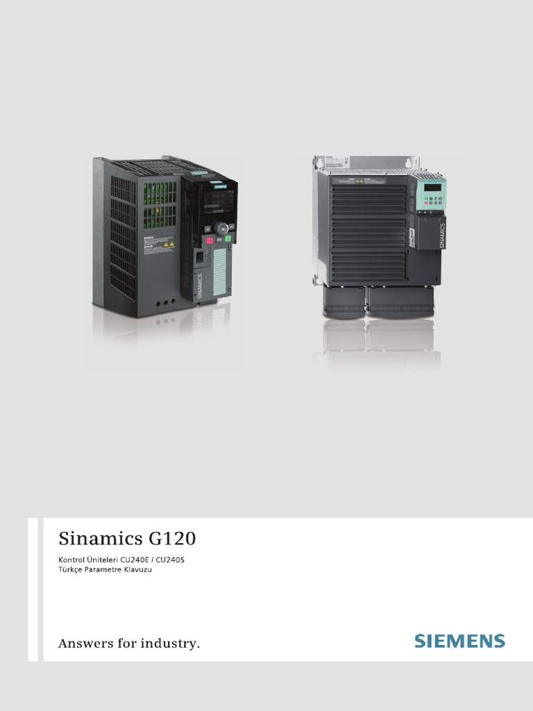G120 Parametre PDF | PDF