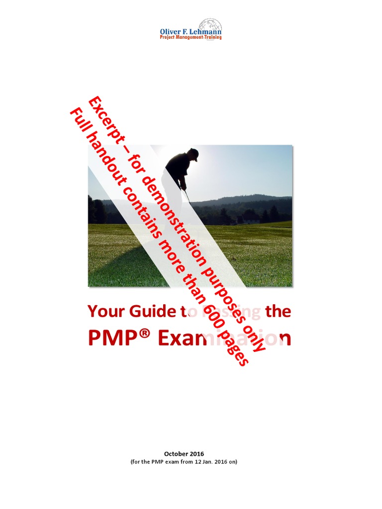 PMP® Examination: Your Guide To Passing The | PDF | Project Management ...