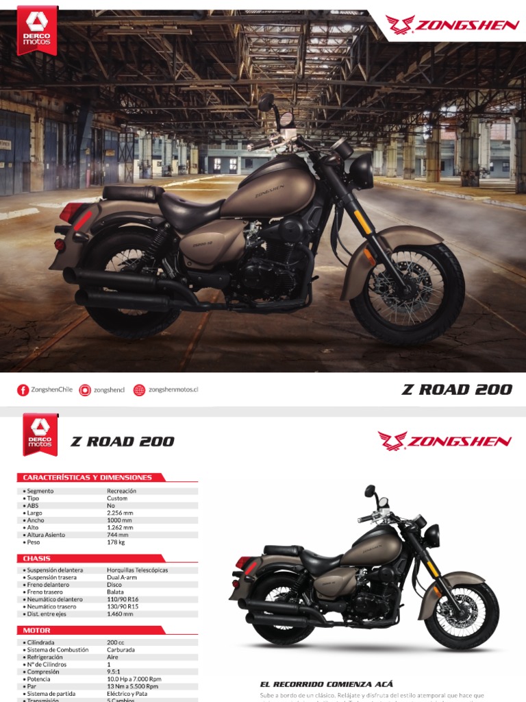 Zongshen Z Road 200 | PDF