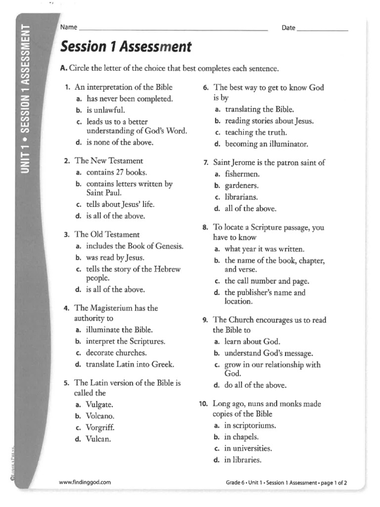 Grade 6 Assessments | PDF