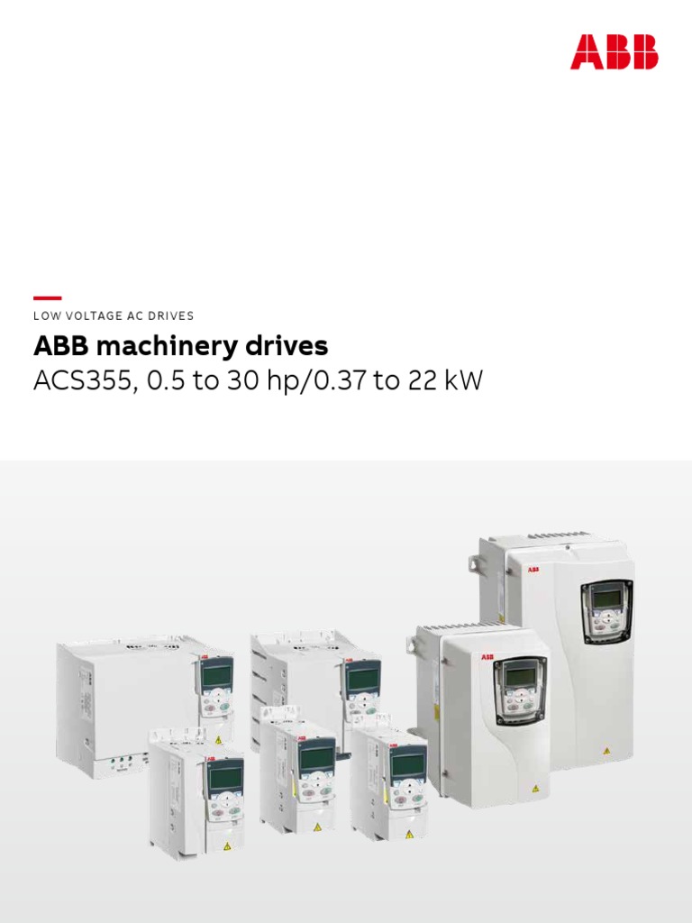 abb_catalogo ACS355.pdf | Electric Motor | Programmable Logic Controller