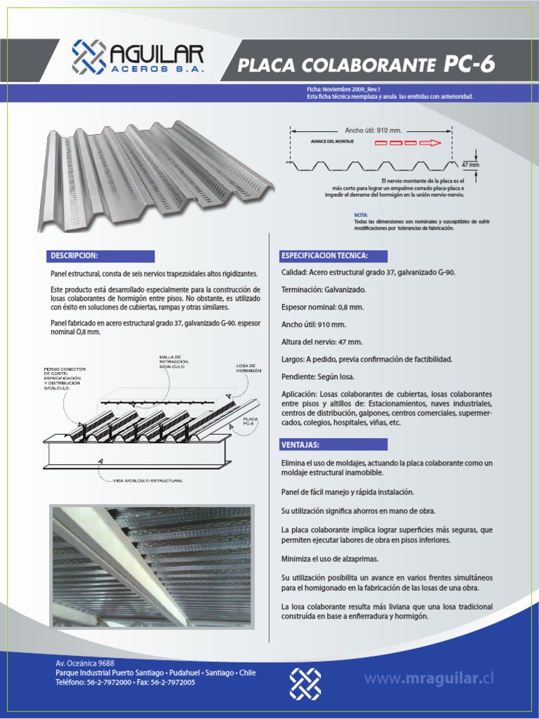 Manual Instadeck | PDF | Hormigón | Acero
