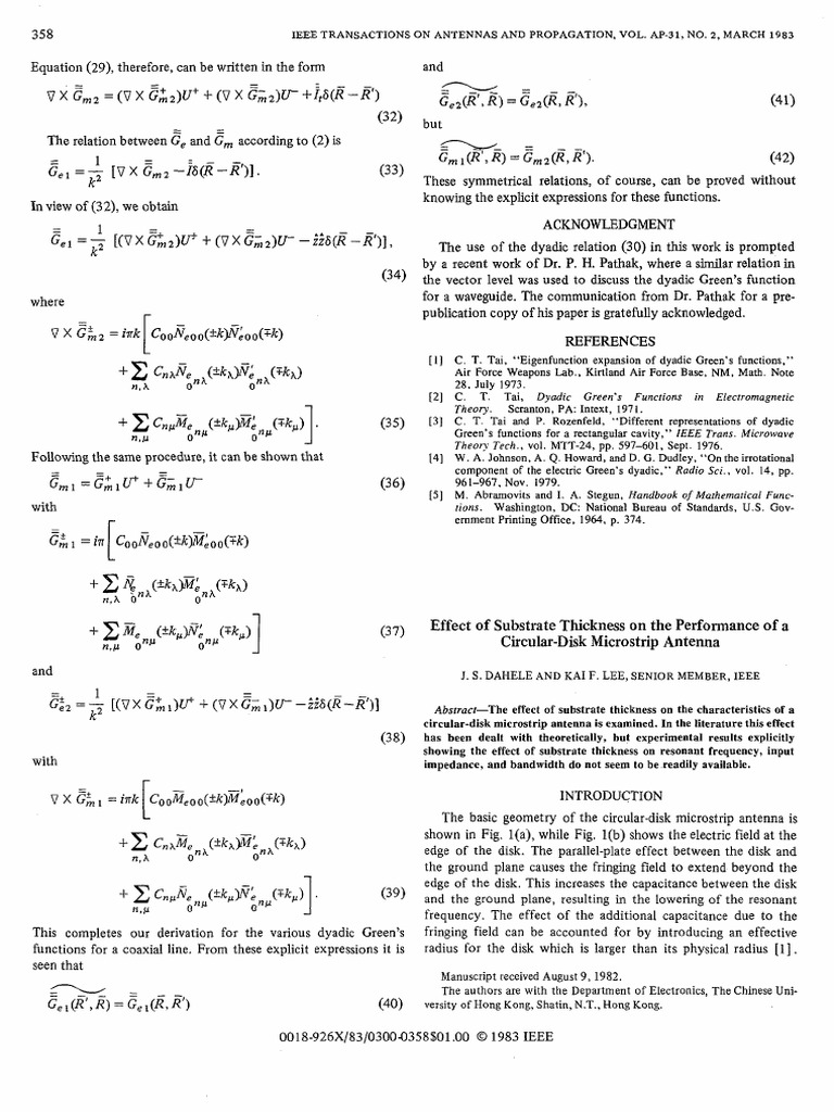 Em Exr) Em2 (E,: (2) (V Without | PDF | Antenna (Radio) | Electrical Impedance