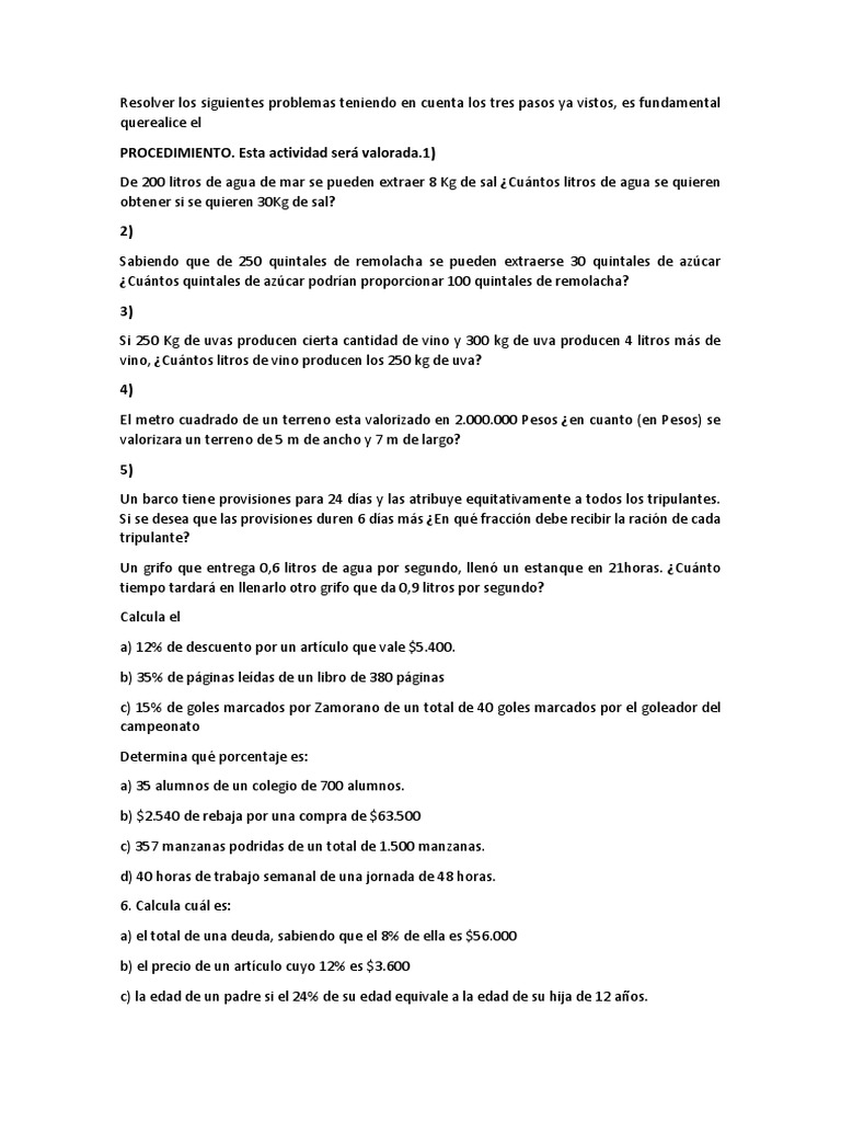 Ejercicios Normales | PDF | Euro | Vino